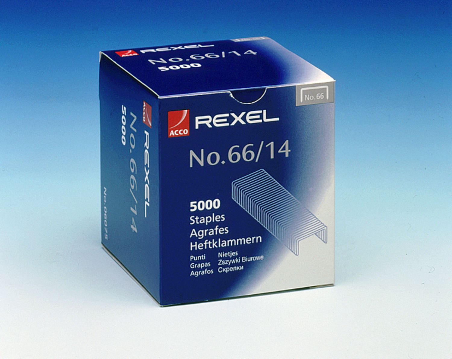 Rexel 66/14mm Staples Pack 5000 MPN 06075 - Heavy Duty Stapling