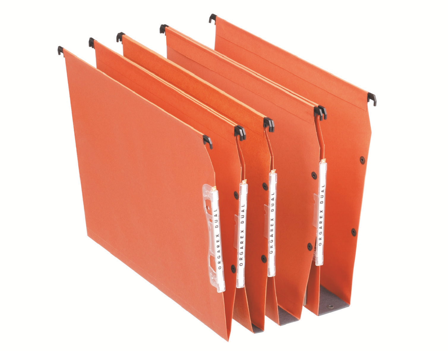 Esselte Orgarex A4 Lateral Suspension File Card V Base Orange (MPN ...