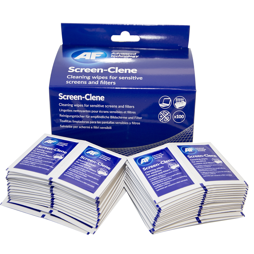 AF Screen-Clene Anti-Static Cleaning Wipes 30005441.0001EA - Pack of 100