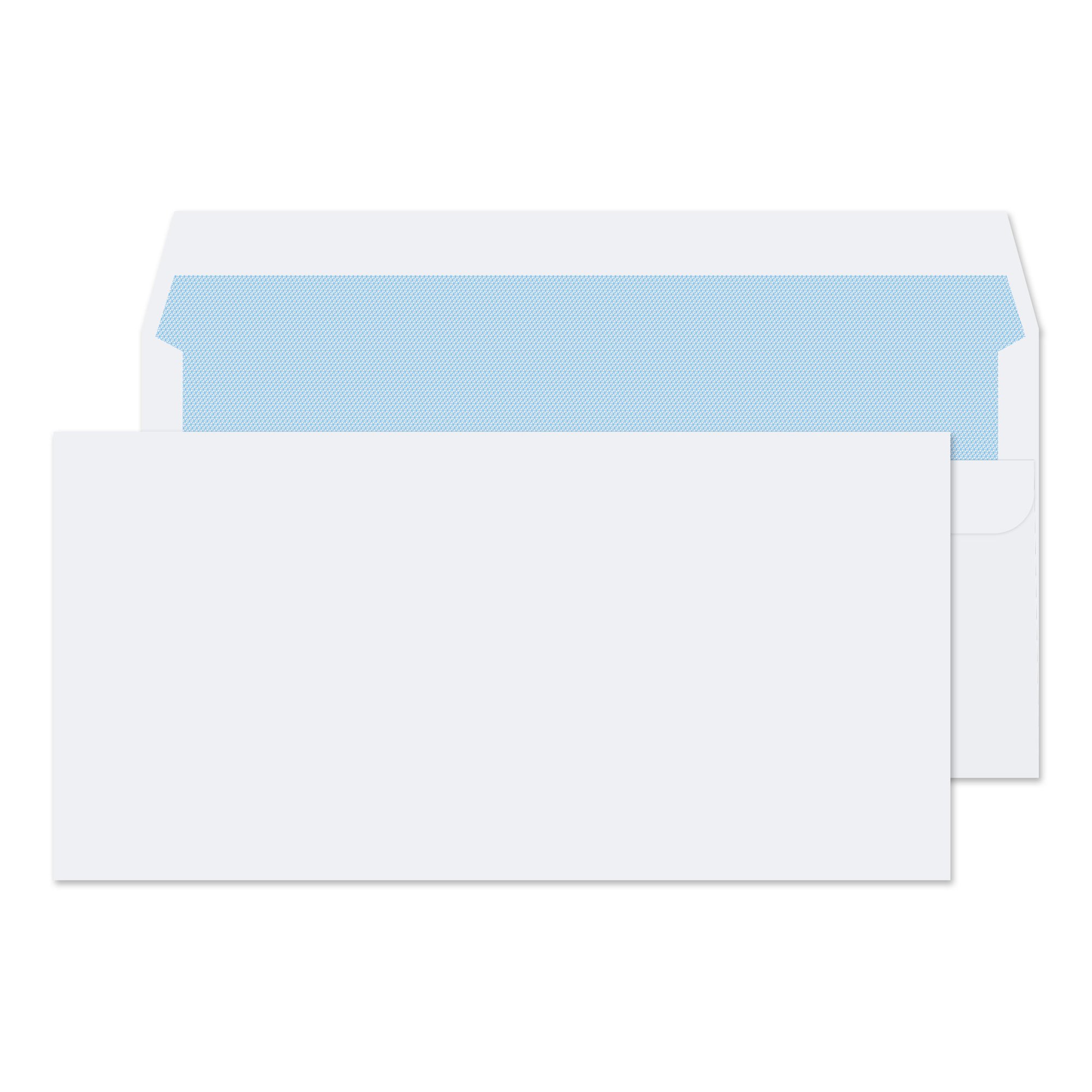 Blake Everyday Envelopes DL White Wallet Self Seal 100gsm 110x220mm ...