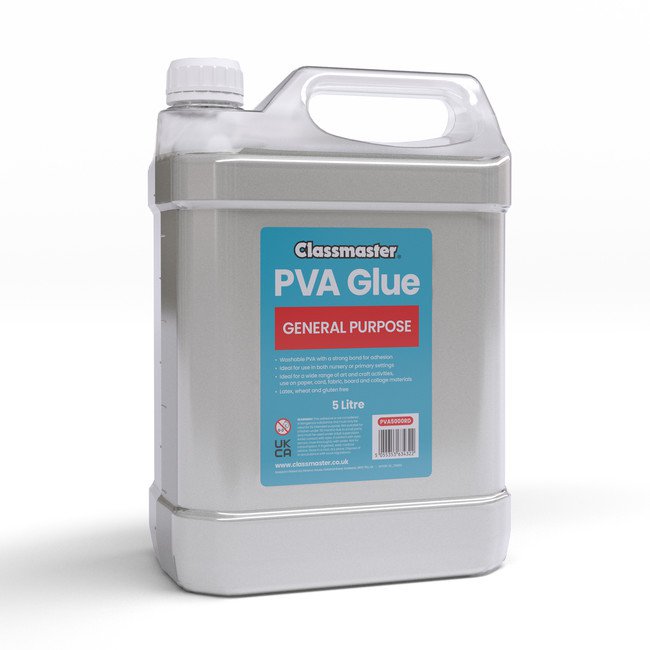 Classmaster PVA Glue General Purpose 5 Litre - PVA5000RD