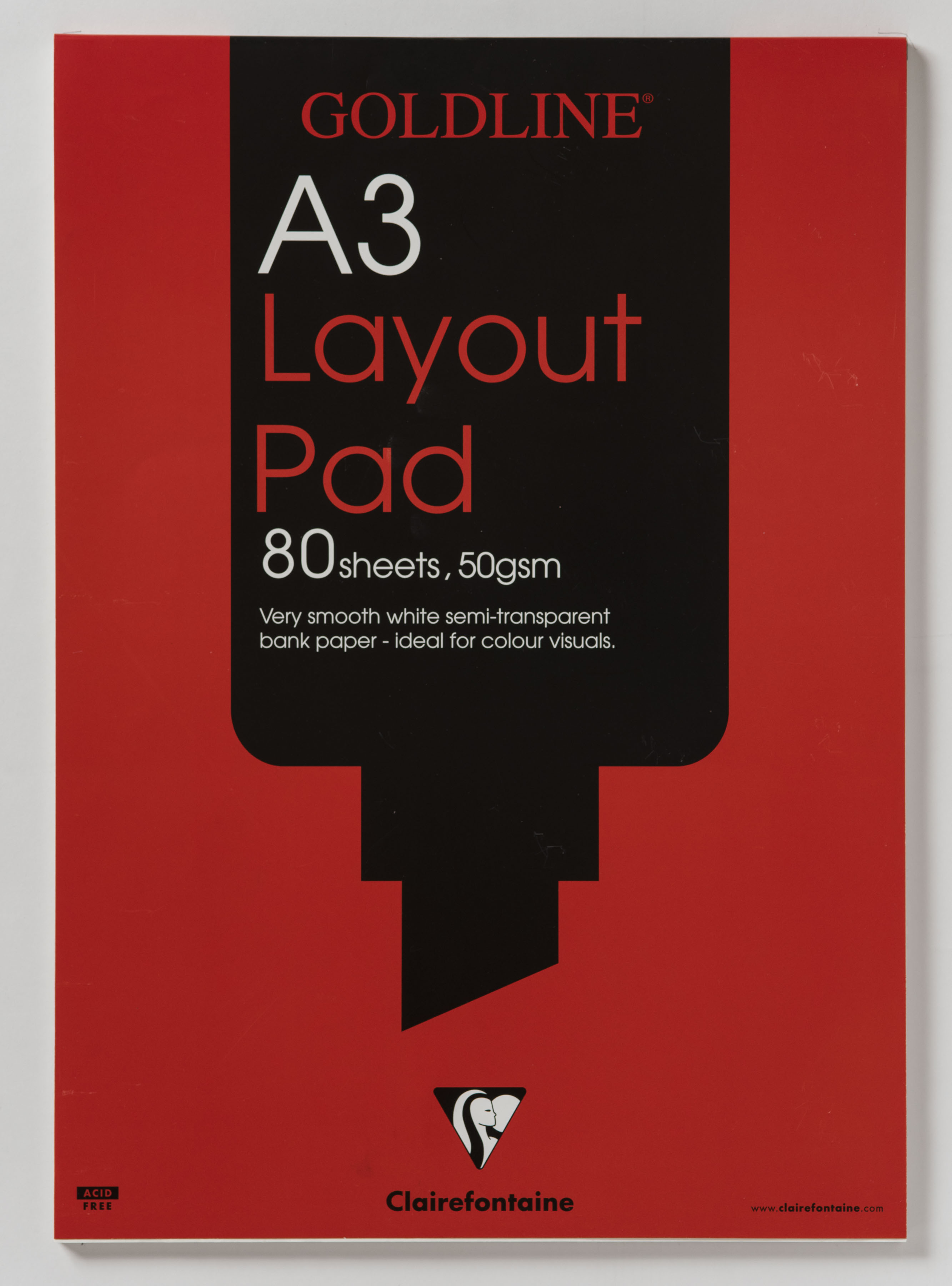 Goldline A3 Layout Pad 50gsm 80 Sheets White Paper GPL1A3Z