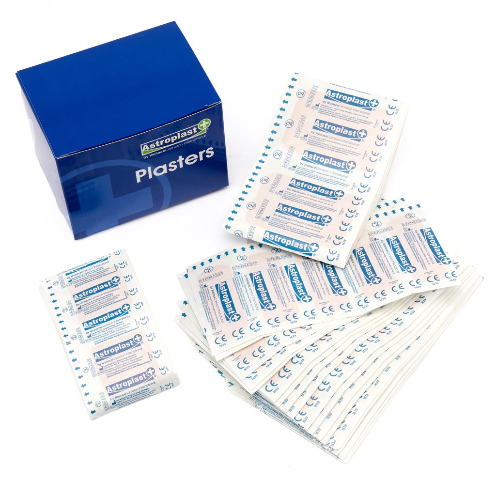 Astroplast Plasters Flesh Colour Assorted Sizes (Pack 150) - MPN 1211001
