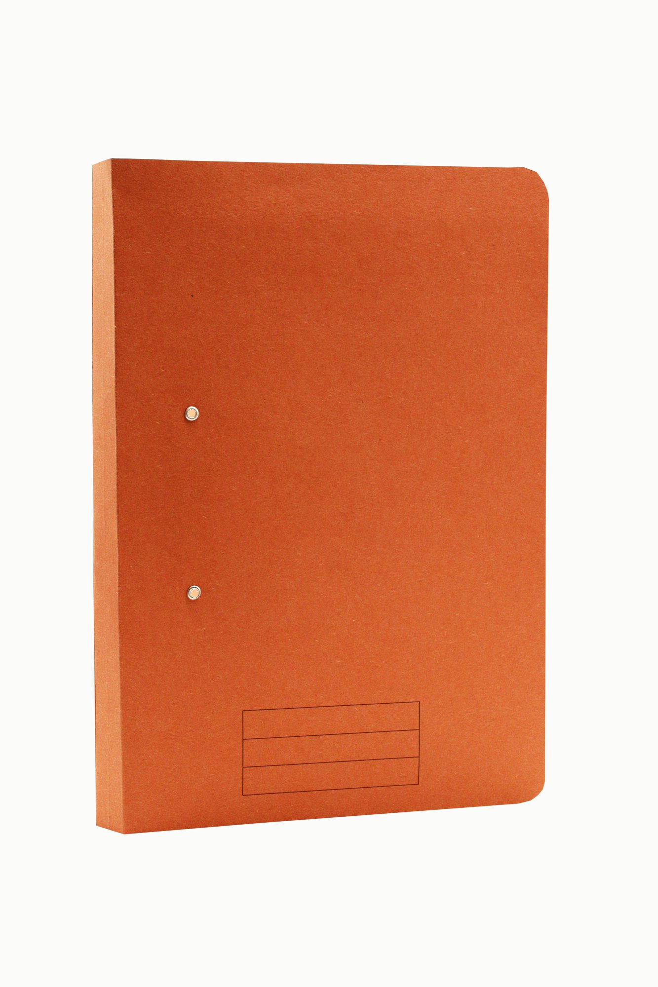 Exacompta Pocket Spring File Manilla Foolscap 285gsm Orange Pack 25 ...
