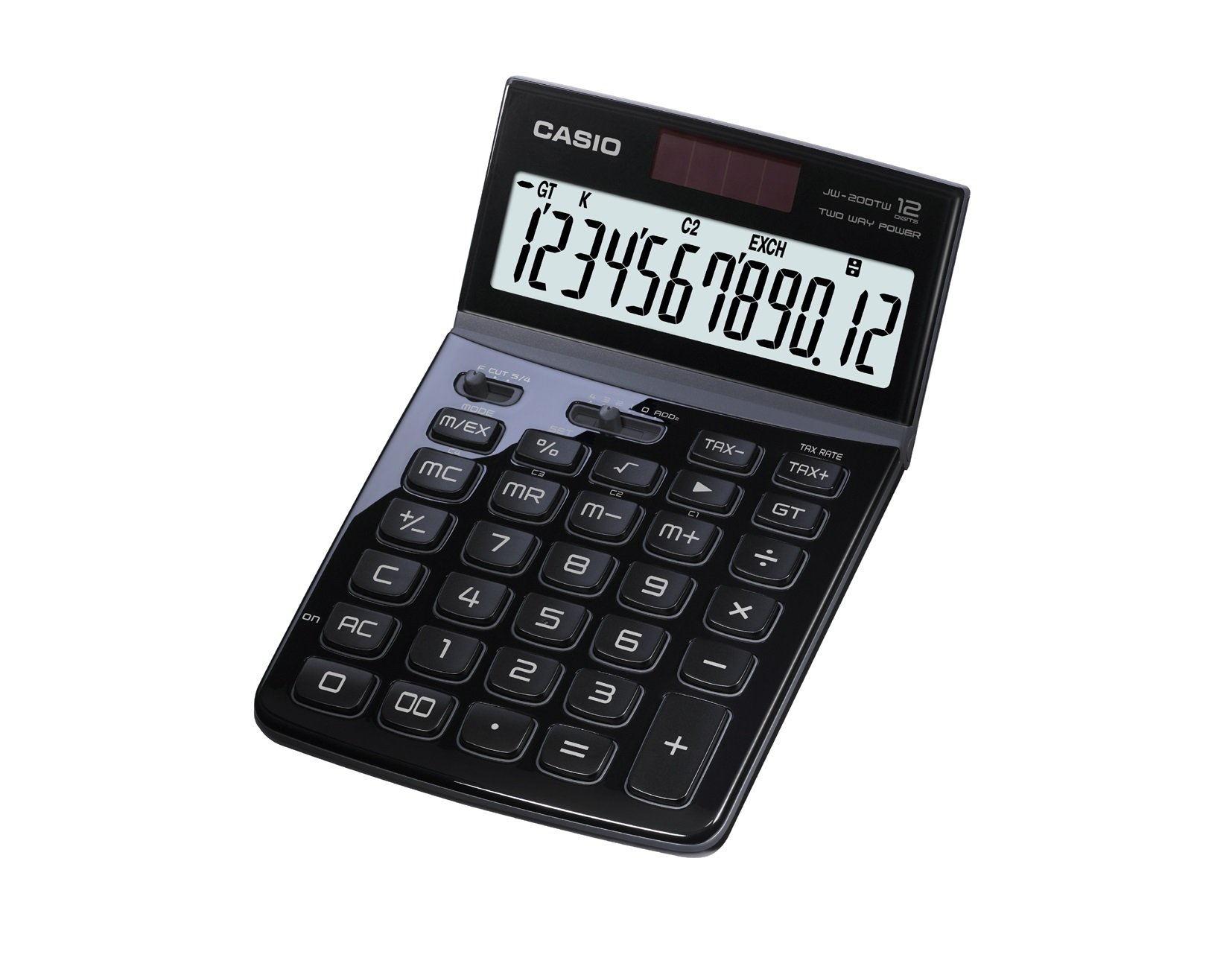 Casio JW-200SC 8 Digit Desk Calculator Black JW-200SC-BK-WK-UP