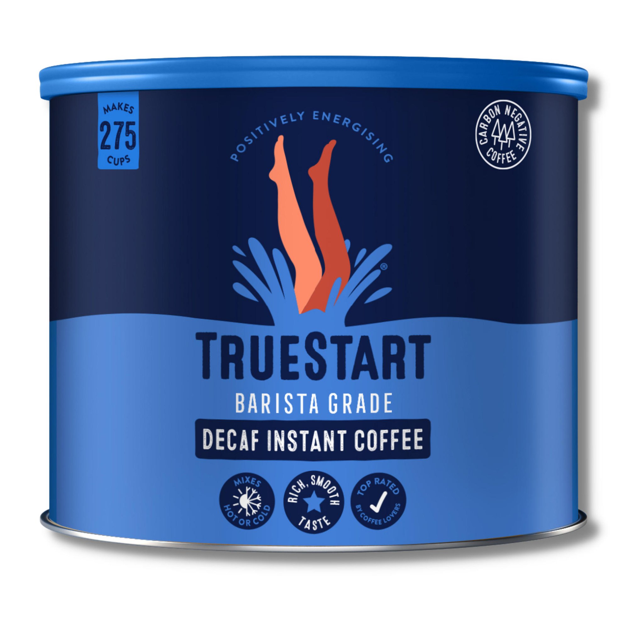 TrueStart Coffee Barista Grade Decaffeinated Instant Coffee 500g - HBIN500DTUB