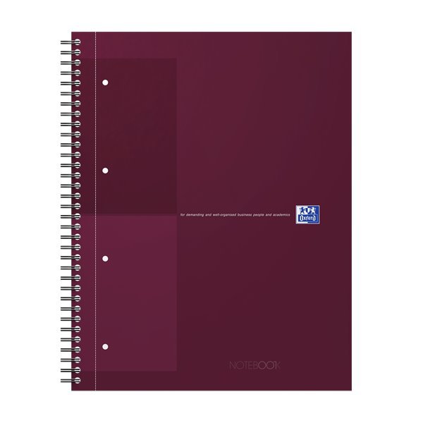 Oxford International Twinwire Notebook A4+ Red 160 Pages - MPN 400194459