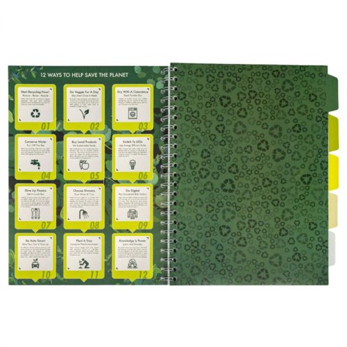 Pukka Pad Recycled Project Book A4 Wirebound 200 Pages (Pack 3) 6050-REC