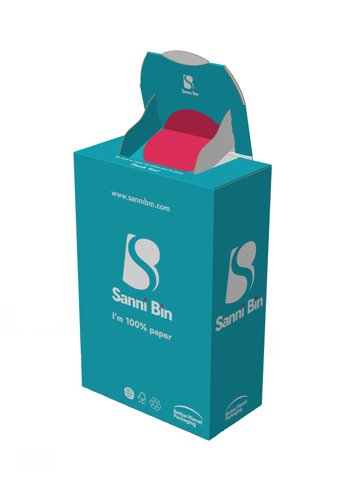 Sanni Bin Sanitary Disposal Hygiene Bin (Pack 10) - 0606023