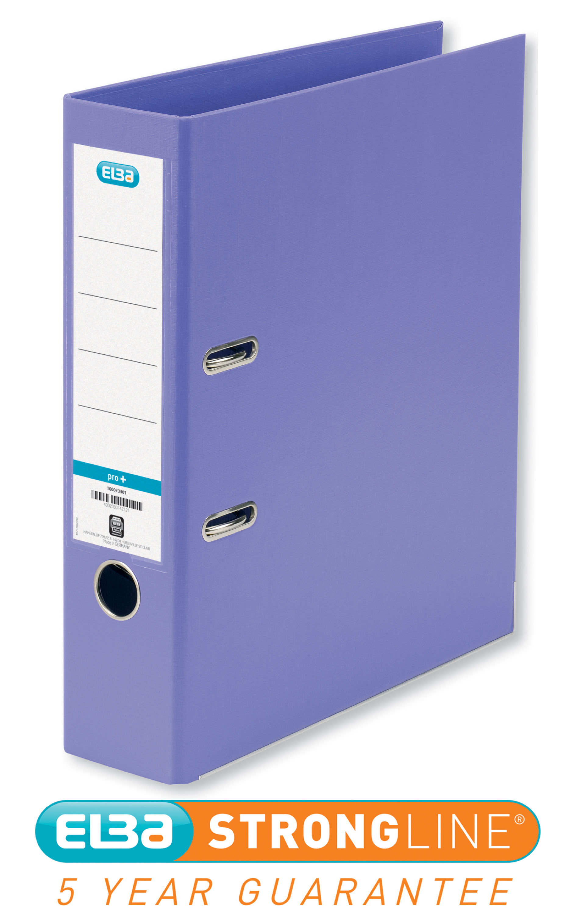 Elba Smart Pro+ Lever Arch File A4 80mm Spine Purple 100202167