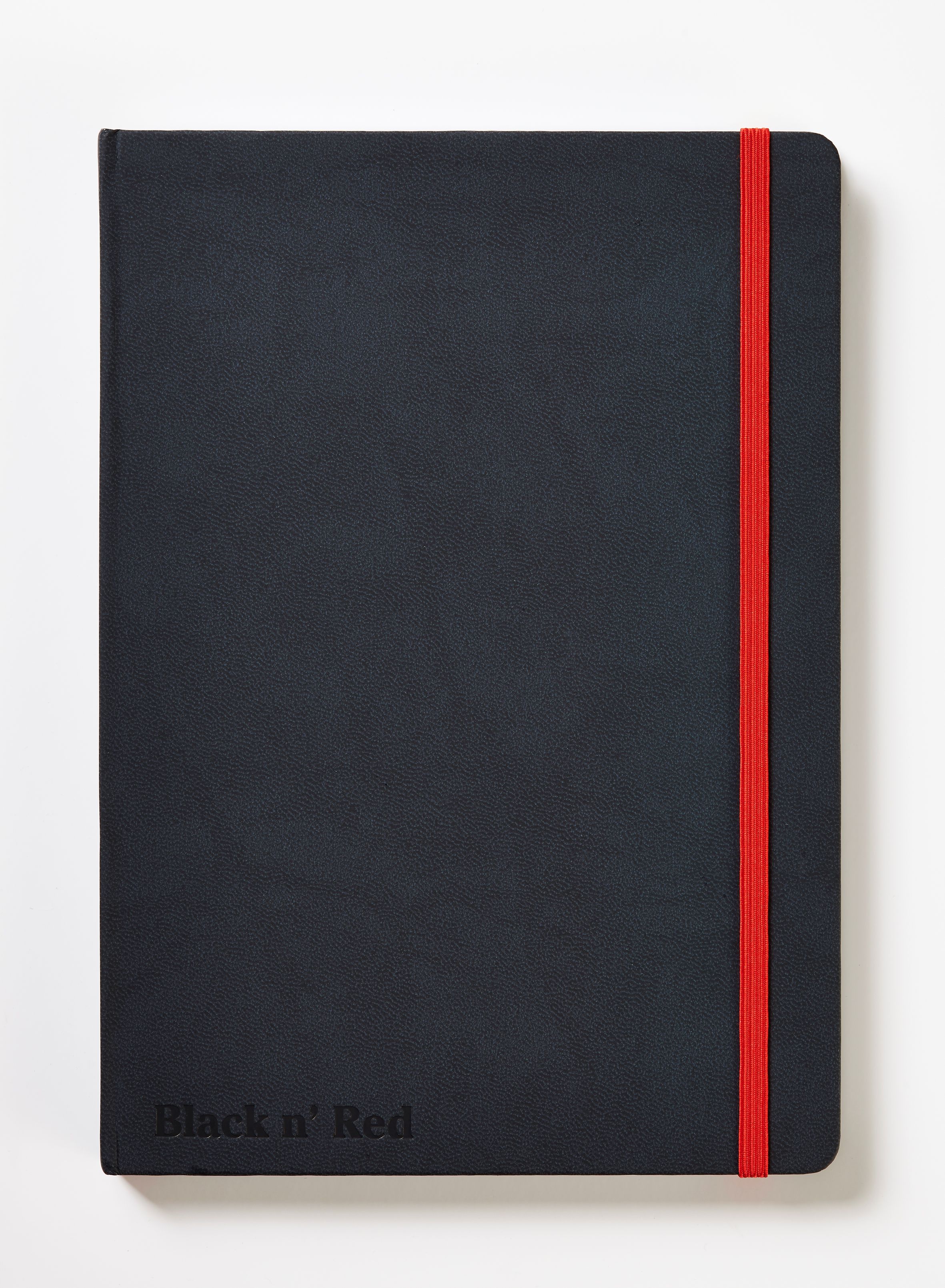 Black n Red A5 Casebound Journal 144 Pages - 400033673