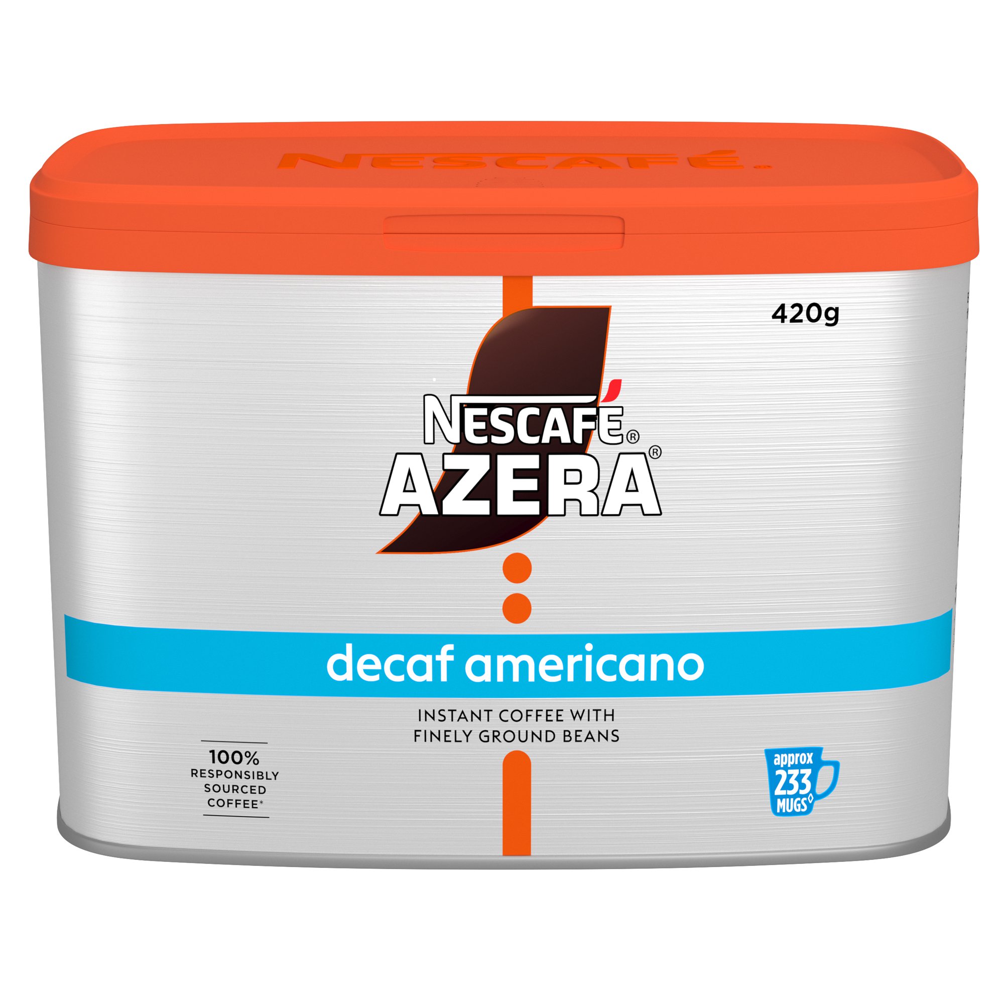 Nescafe Azera Barista Style Decaffeinated Instant Coffee 420g Tin ...