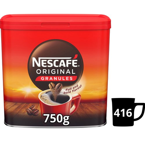 Nescafe Original Instant Coffee 750g (Single Tin) - 12315566