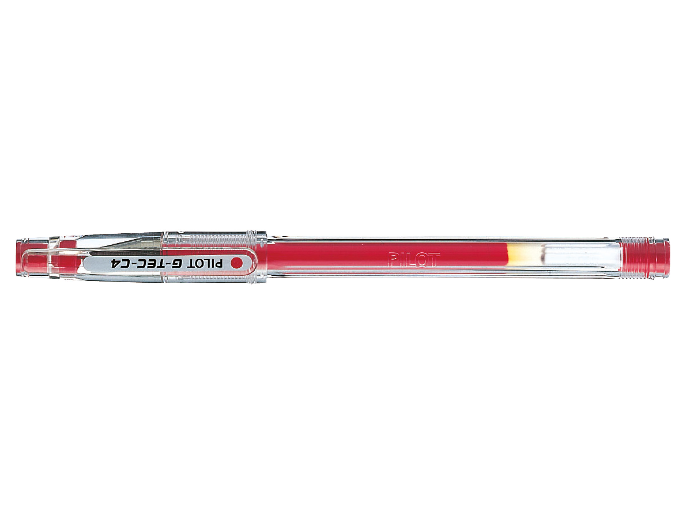 Pilot G-Tec C4 Microtip Gel Rollerball Pen 60101202 - Pack of 12 Red 0.4mm