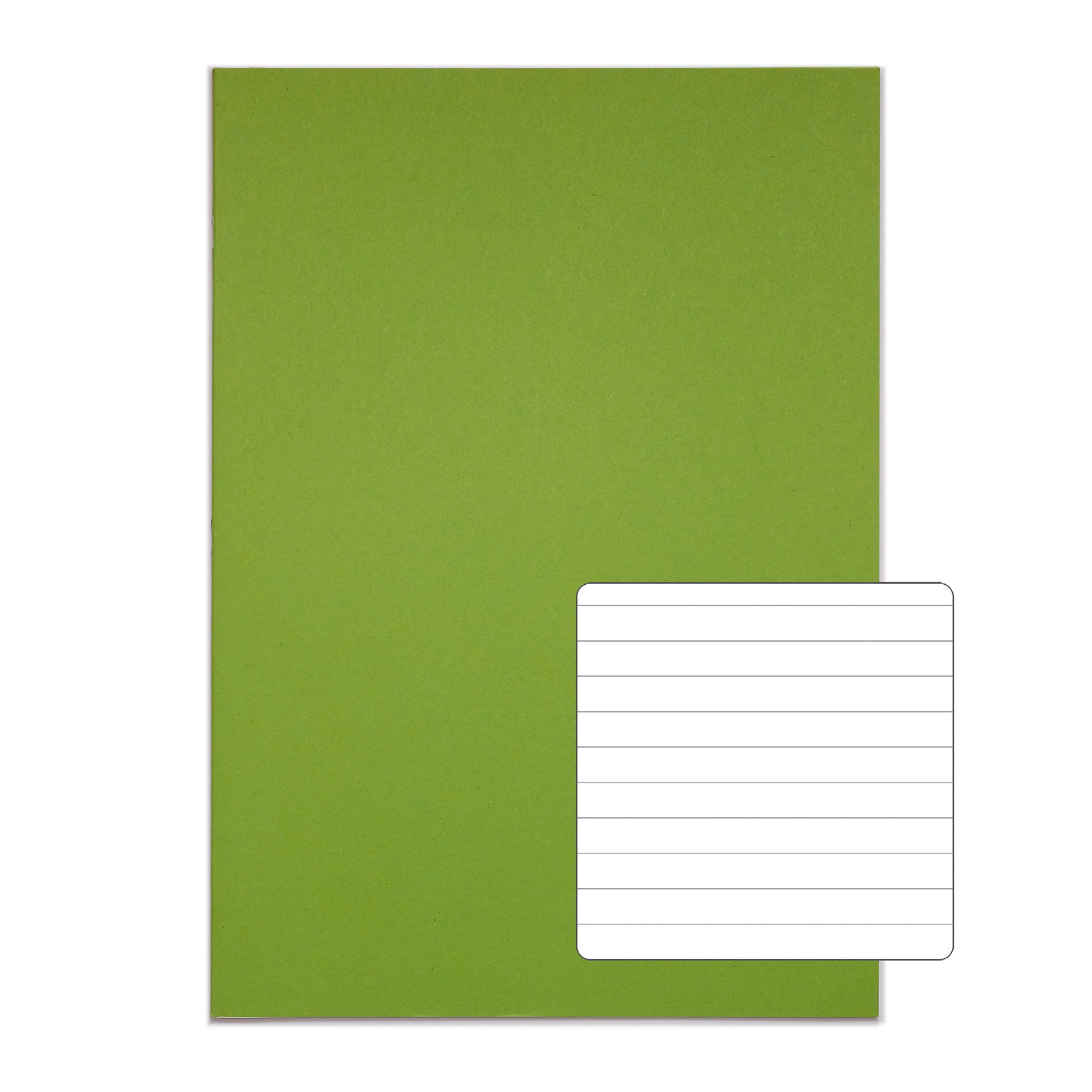 Rhino 13 x 9 A4+ Exercise Book 40 Pages Light Green - VDU024-120-2 ...