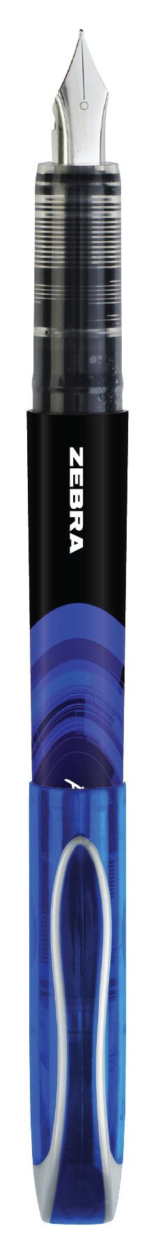 Zebra Fuente Disposable Fountain Pen Blue (Pack 12) - MPN 69482
